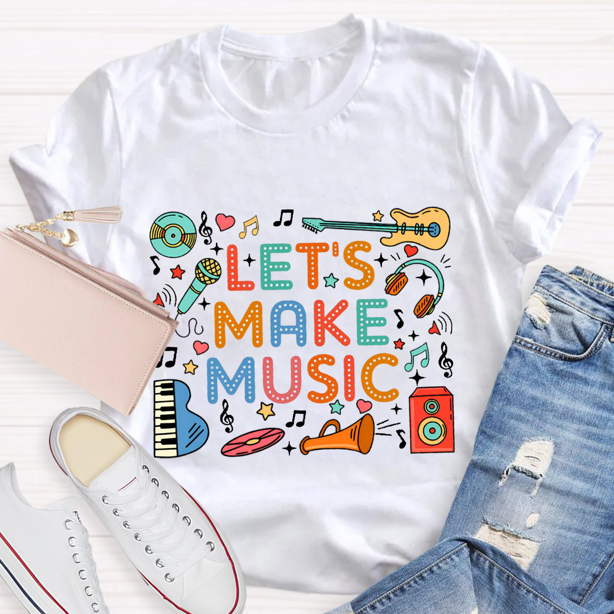 Let's Make Music Teacher T-Shirt