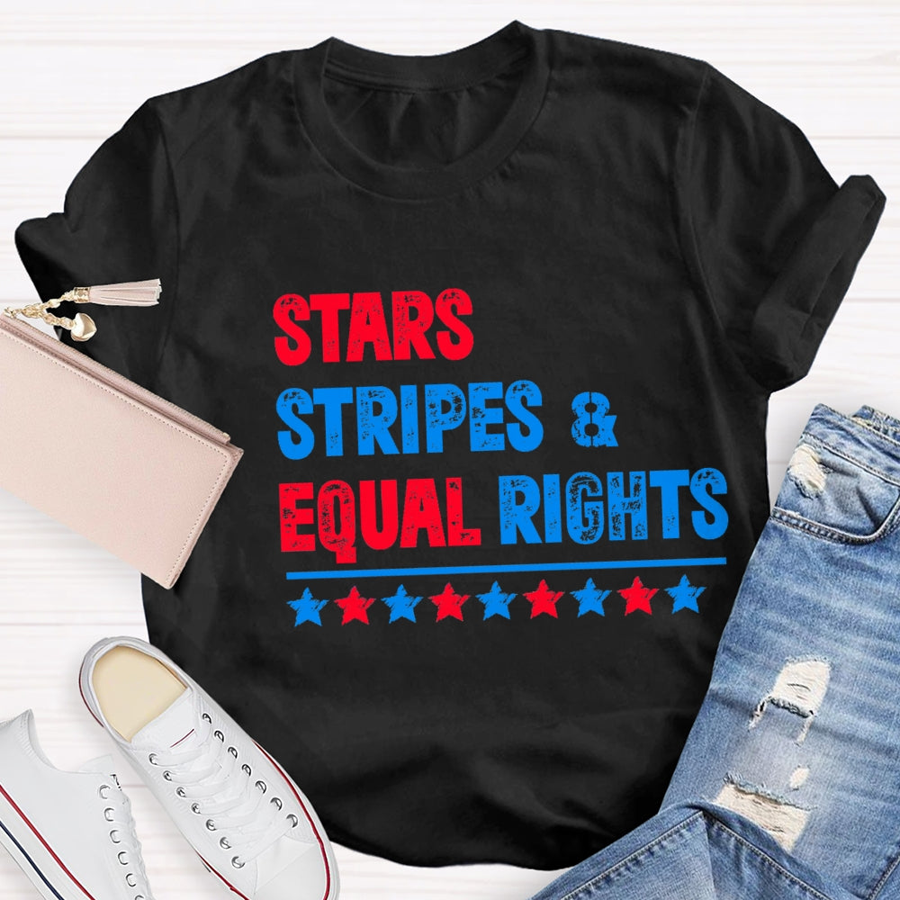 Stars Stripes And Equal Rights T-Shirt
