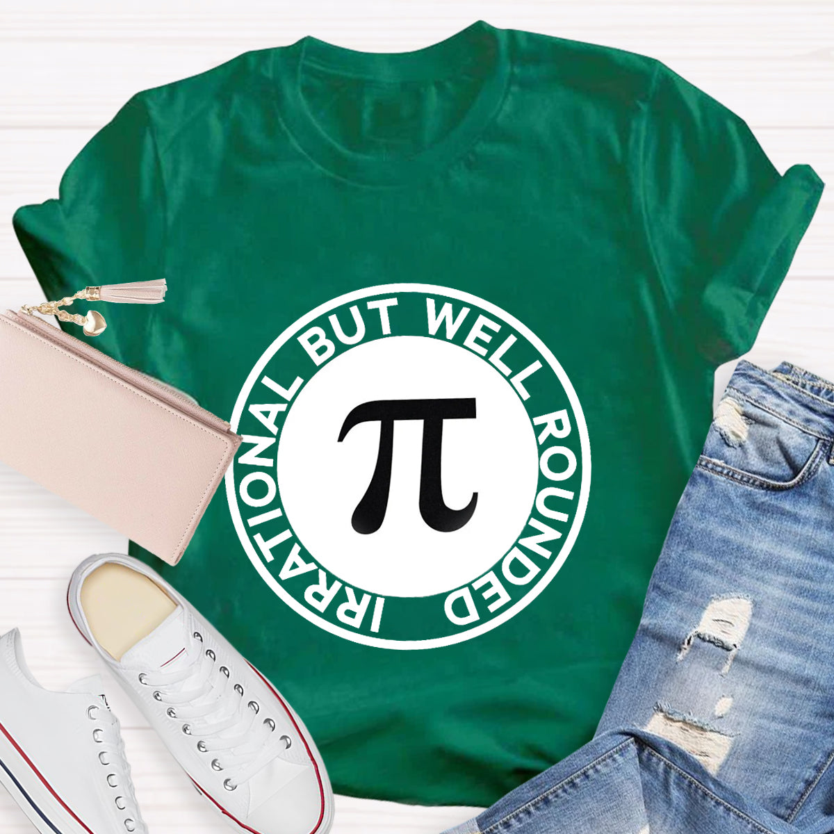 Irrational But Well Rounded Pi Day T-Shirt