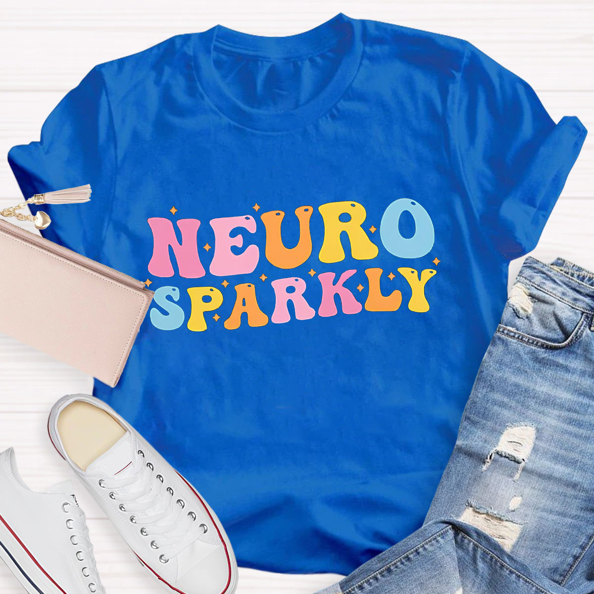 Neuro Sparkly Teacher T-Shirt